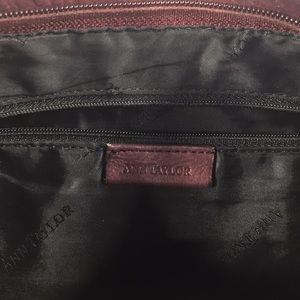 Ann Taylor | Bags | Ann Taylor Purple Leather Purse | Poshmark